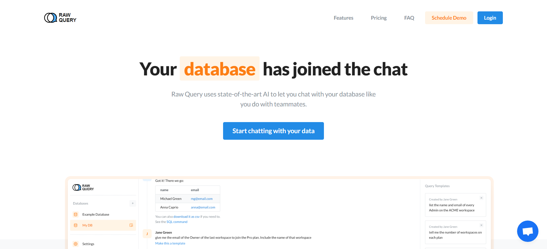 Raw Query | SaaS AI Tools