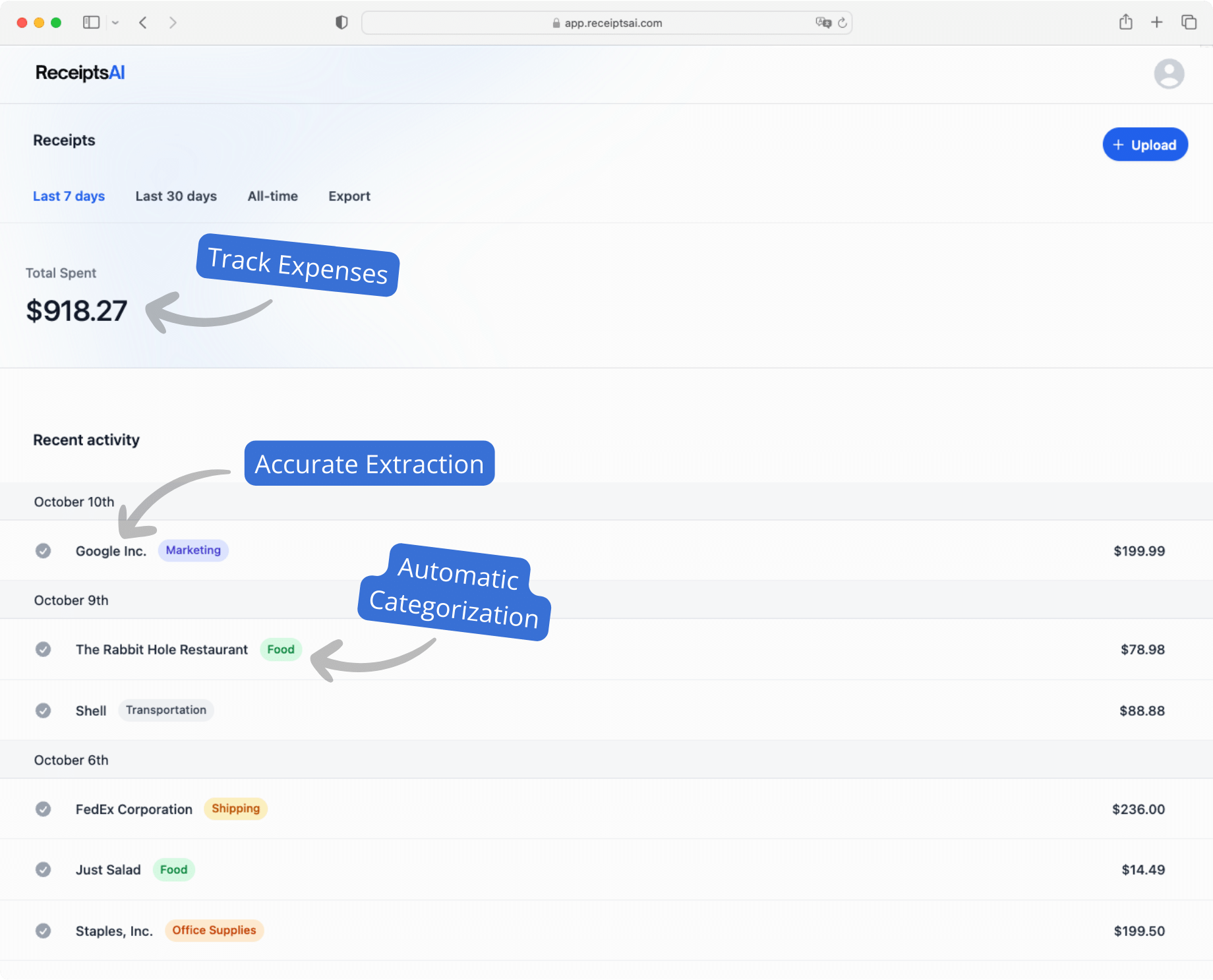 ReceiptsAI | SaaS AI Tools