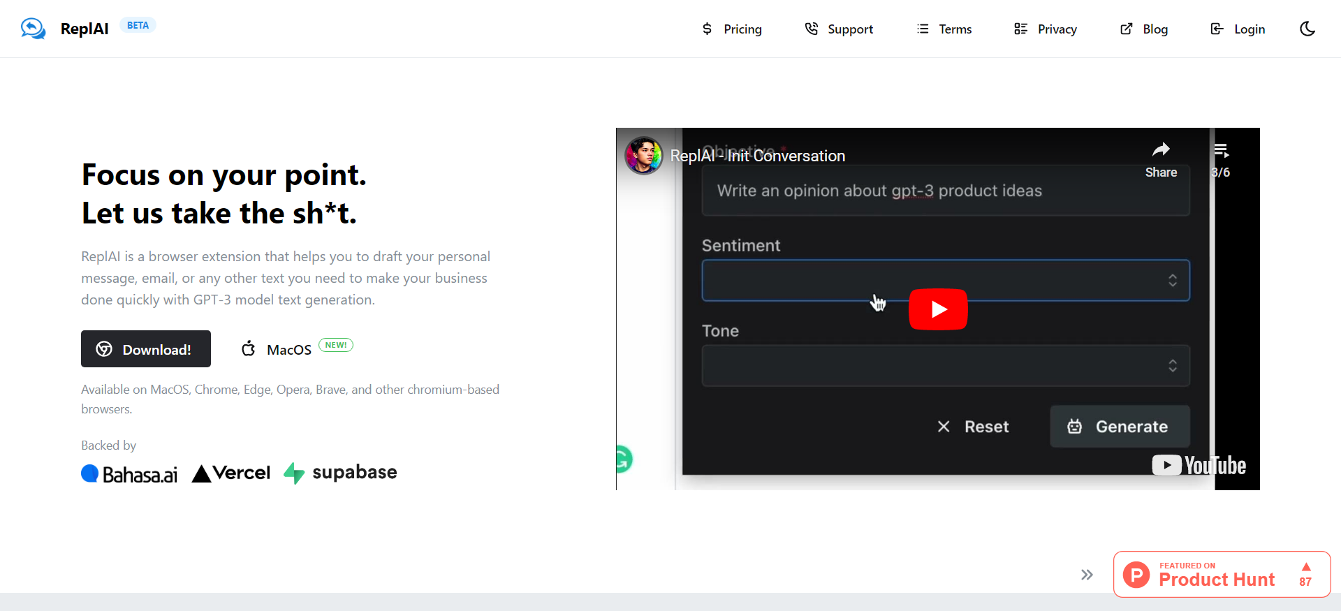 ReplAI | SaaS AI Tools