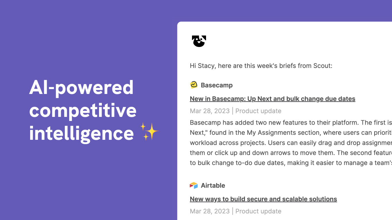 Scout | SaaS AI Tools