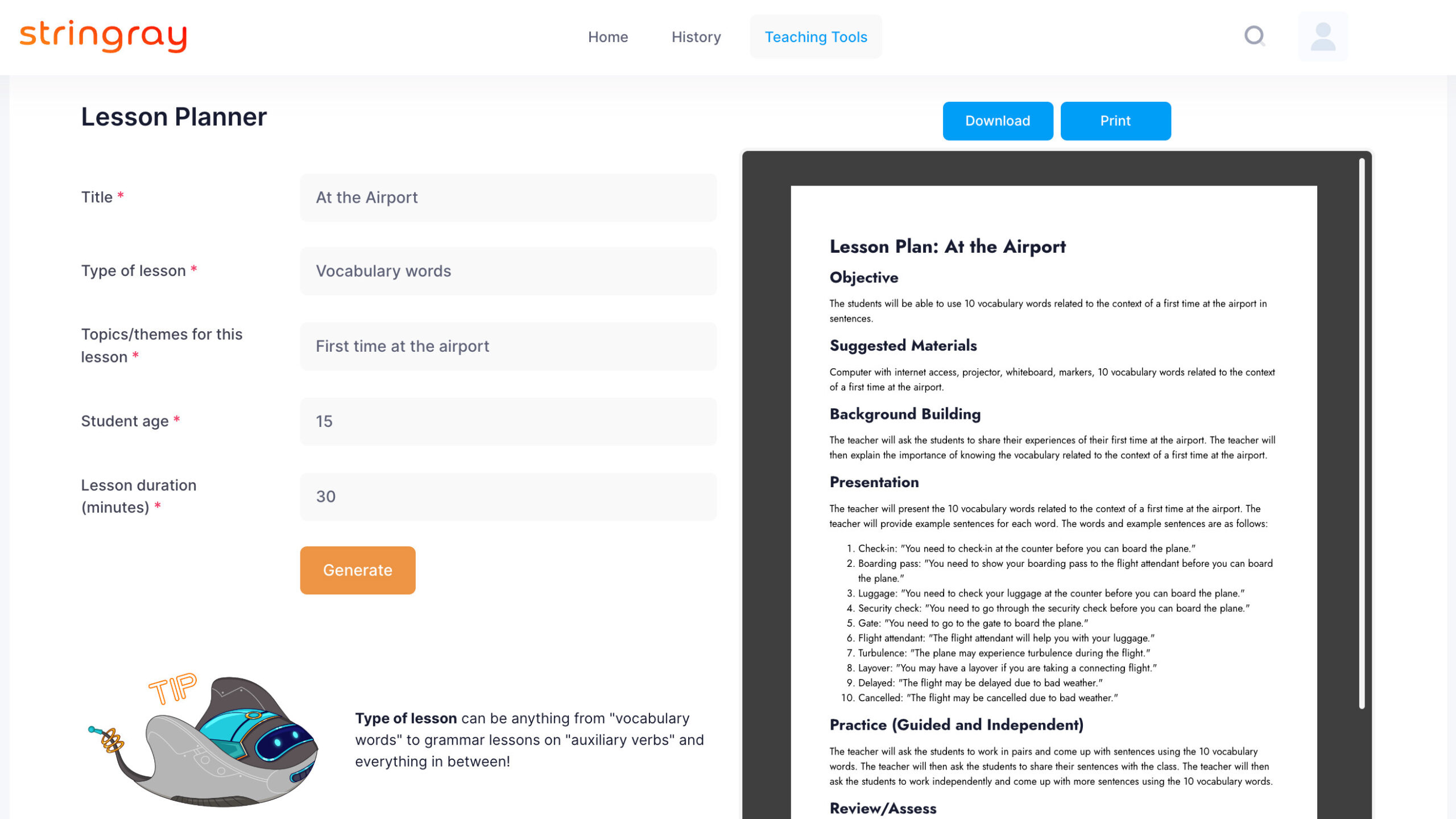 stringray | SaaS AI Tools