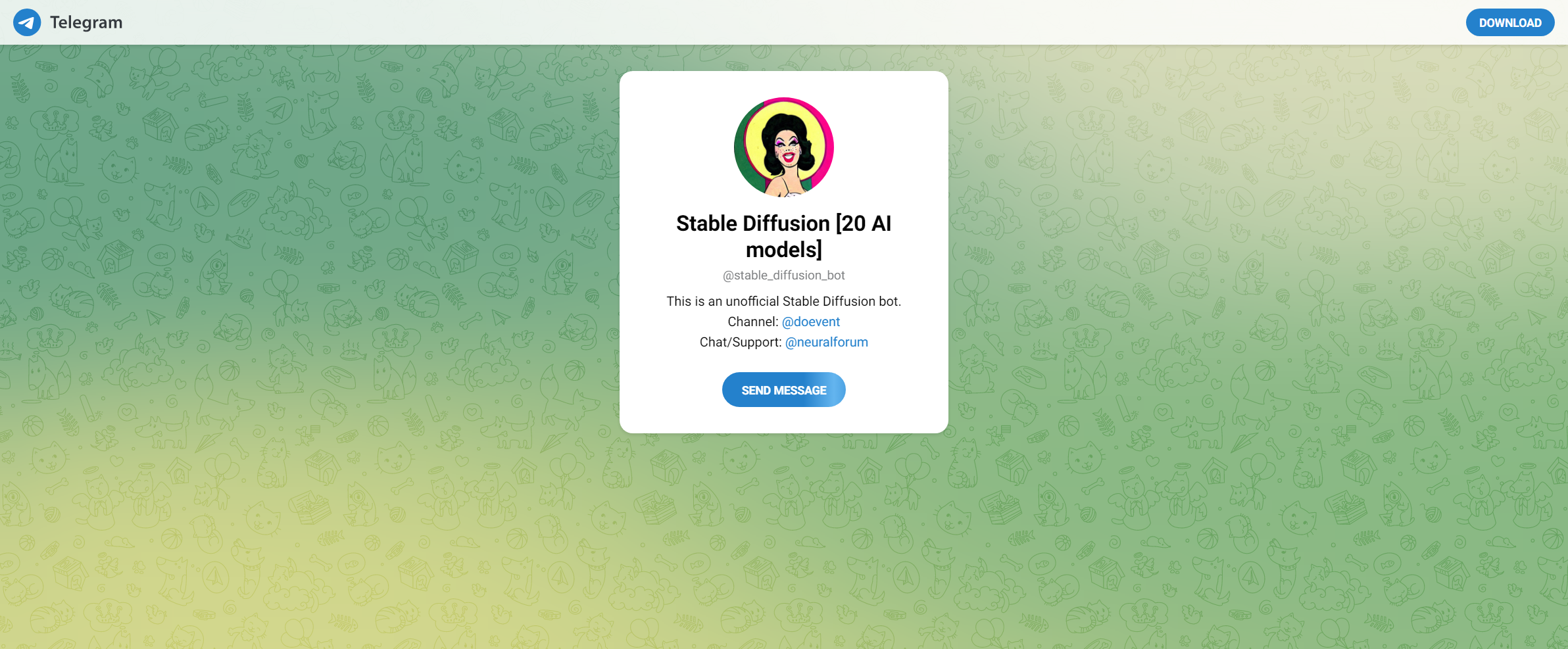 SD Telegram bot | SaaS AI Tools
