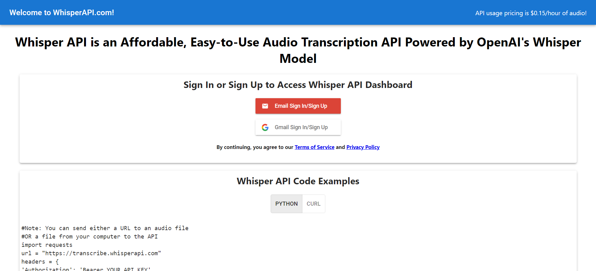 WhisperAPI | SaaS AI Tools