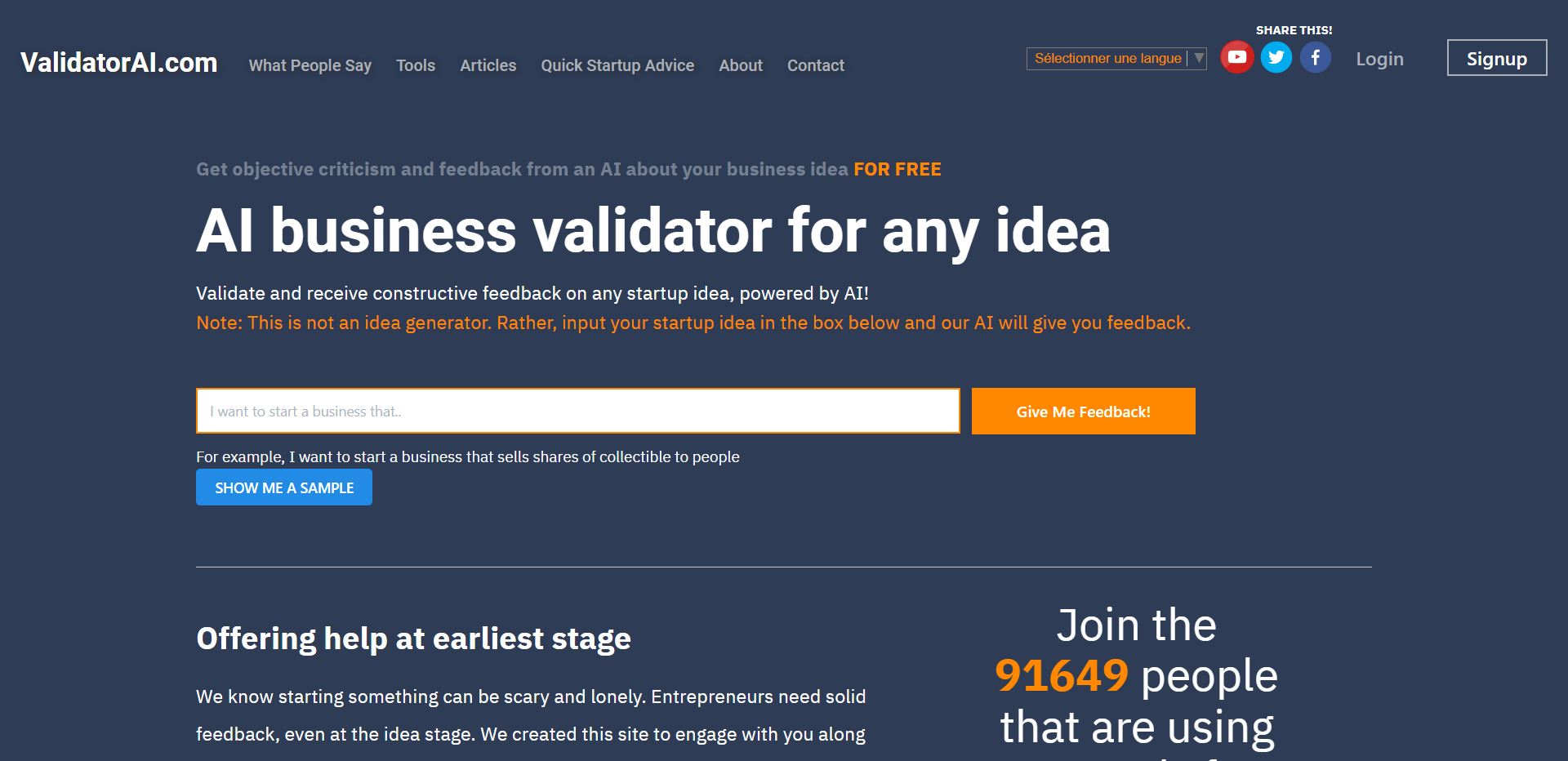 Validator AI | SaaS AI Tools