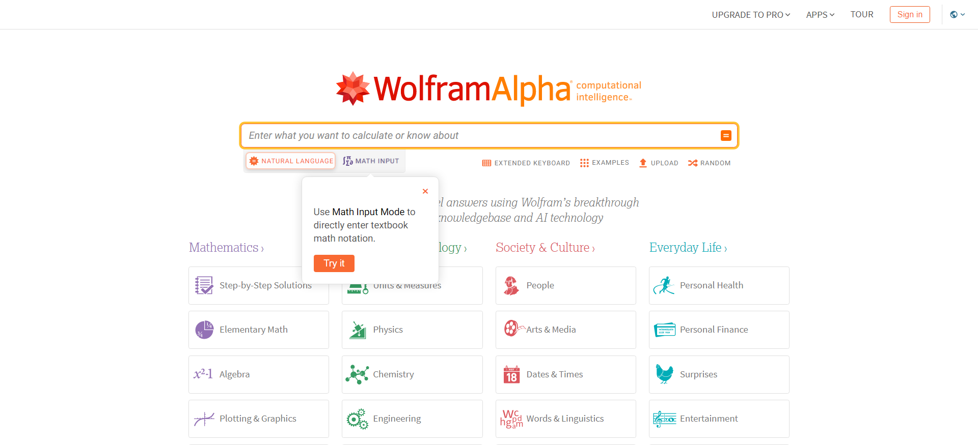 Wolframalpha | SaaS AI Tools