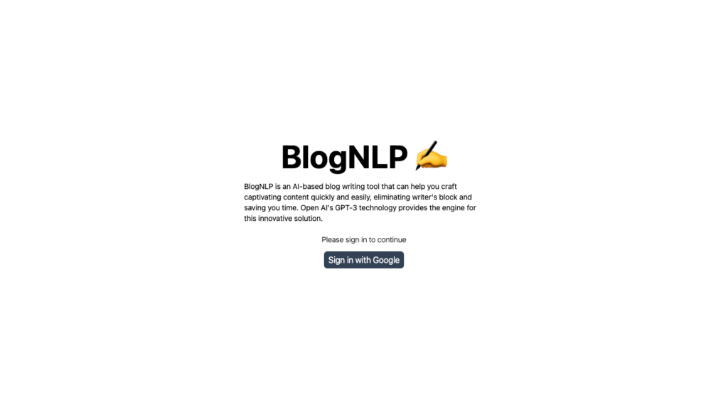 BlogNLP | SaaS AI Tools