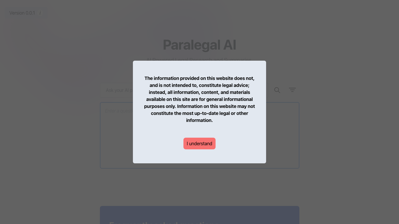 Paralegal AI | SaaS AI Tools
