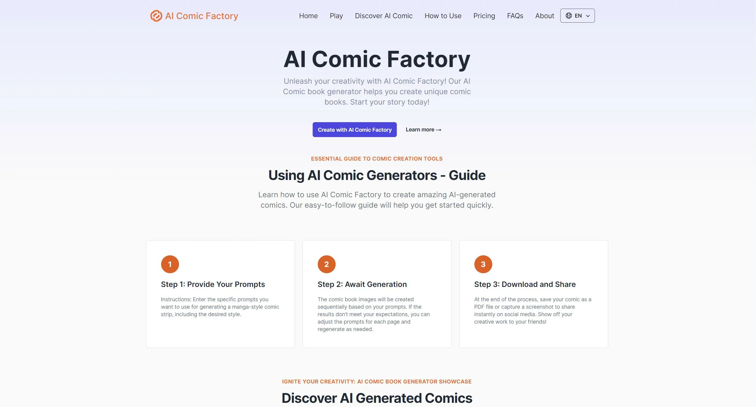 AI Comic Factory | SaaS AI Tools