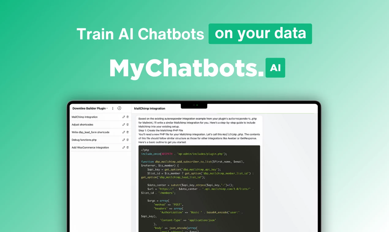 MyChatbots.AI | SaaS AI Tools