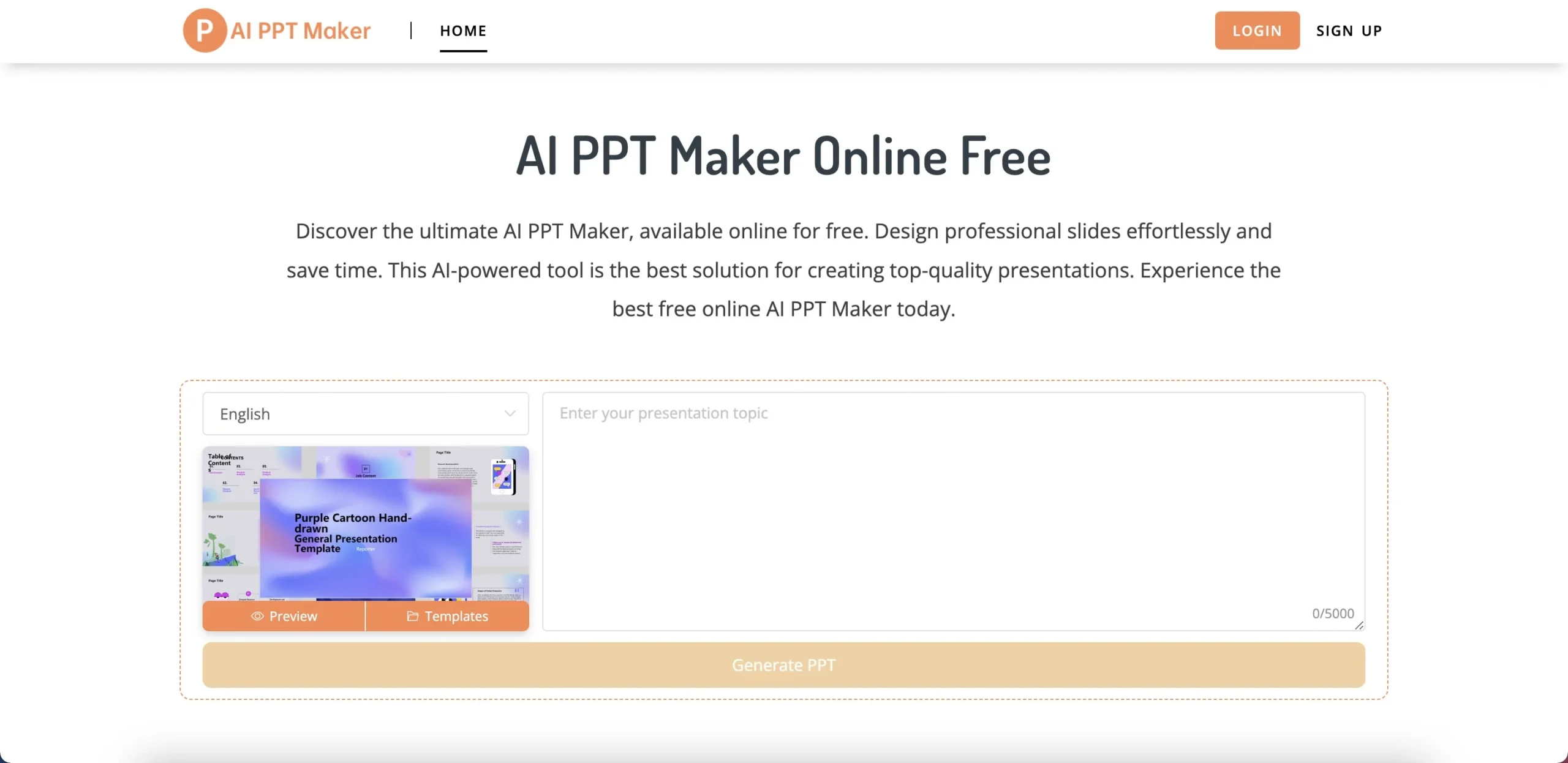 AI PPT Maker | SaaS AI Tools