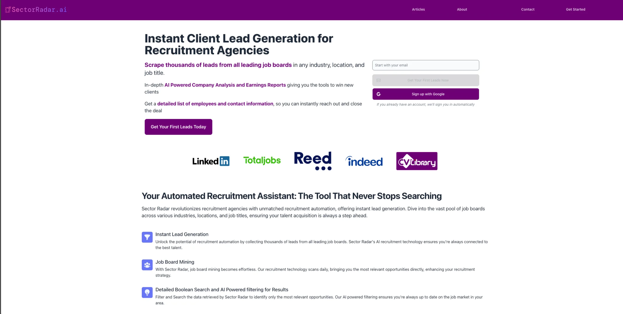 Sector Radar | SaaS AI Tools