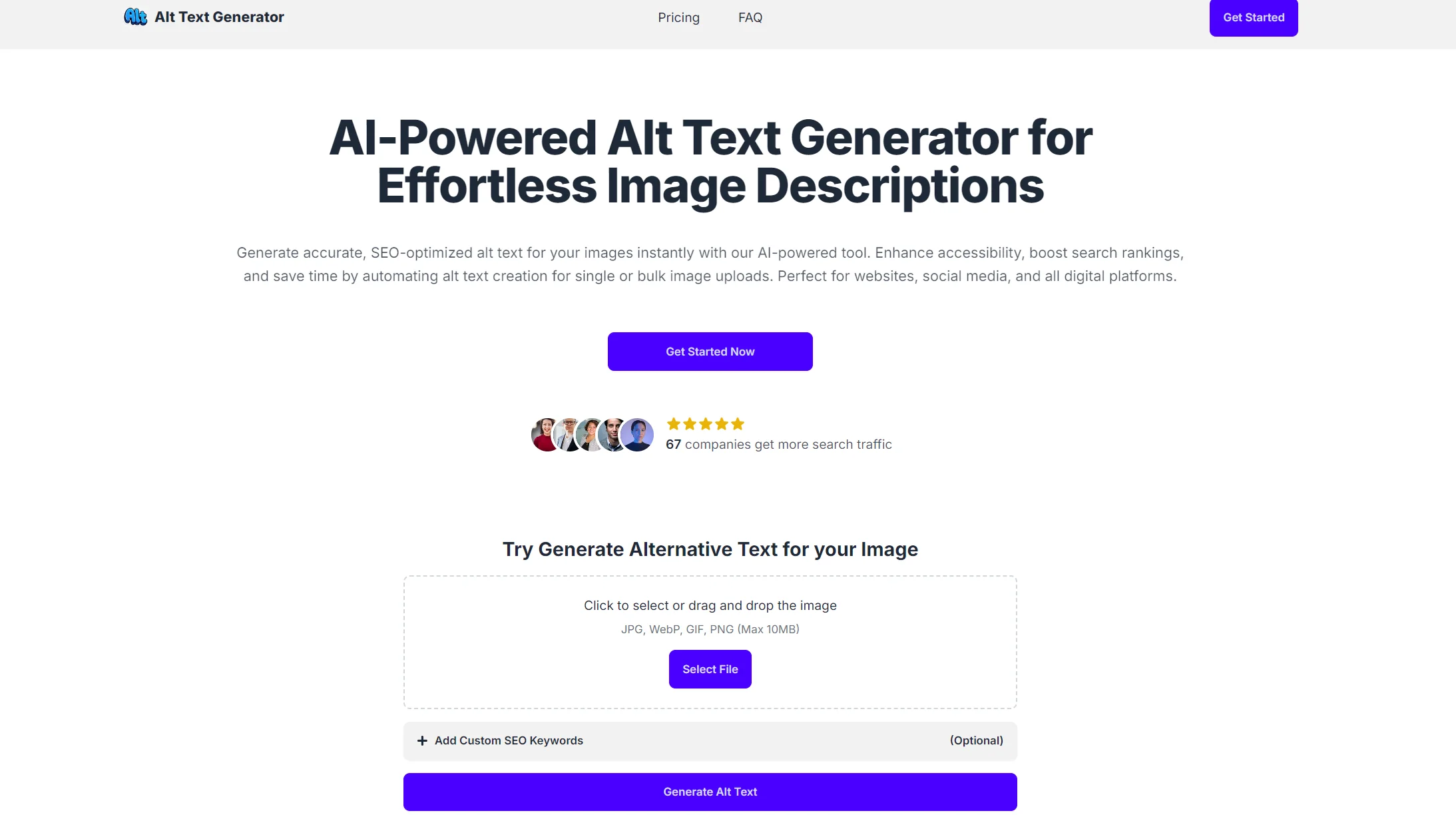 Alt Text Generator | SaaS AI Tools
