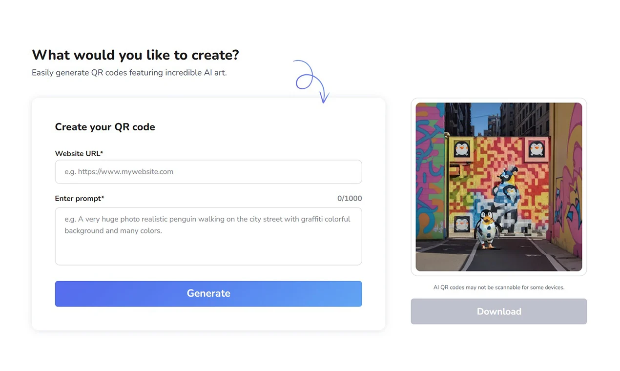 AI Art QR Codes by MyQRCode | SaaS AI Tools