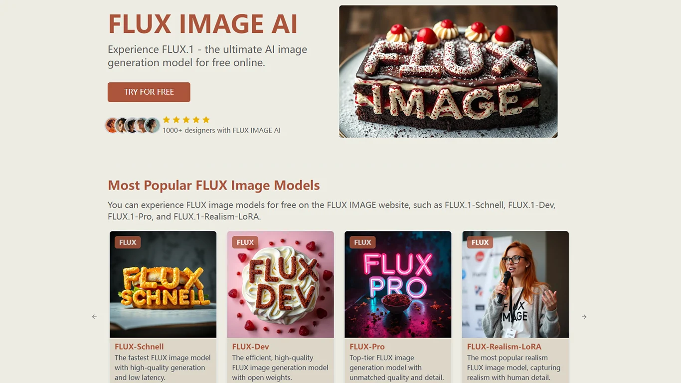 Flux1 AI Image Generator | SaaS AI Tools