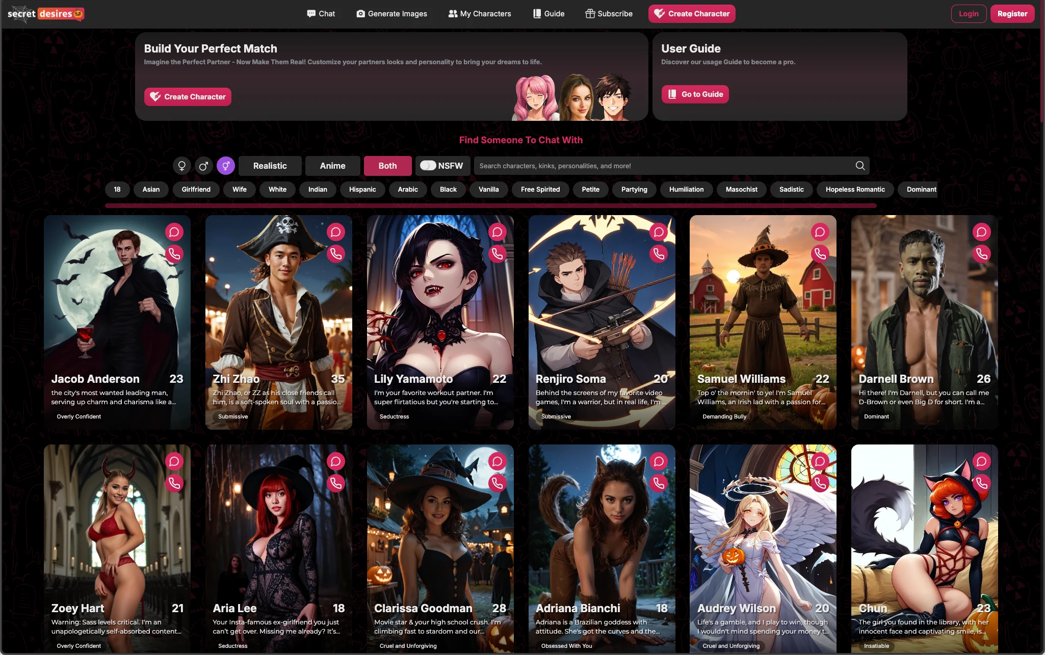 Secret Desires AI | SaaS AI Tools