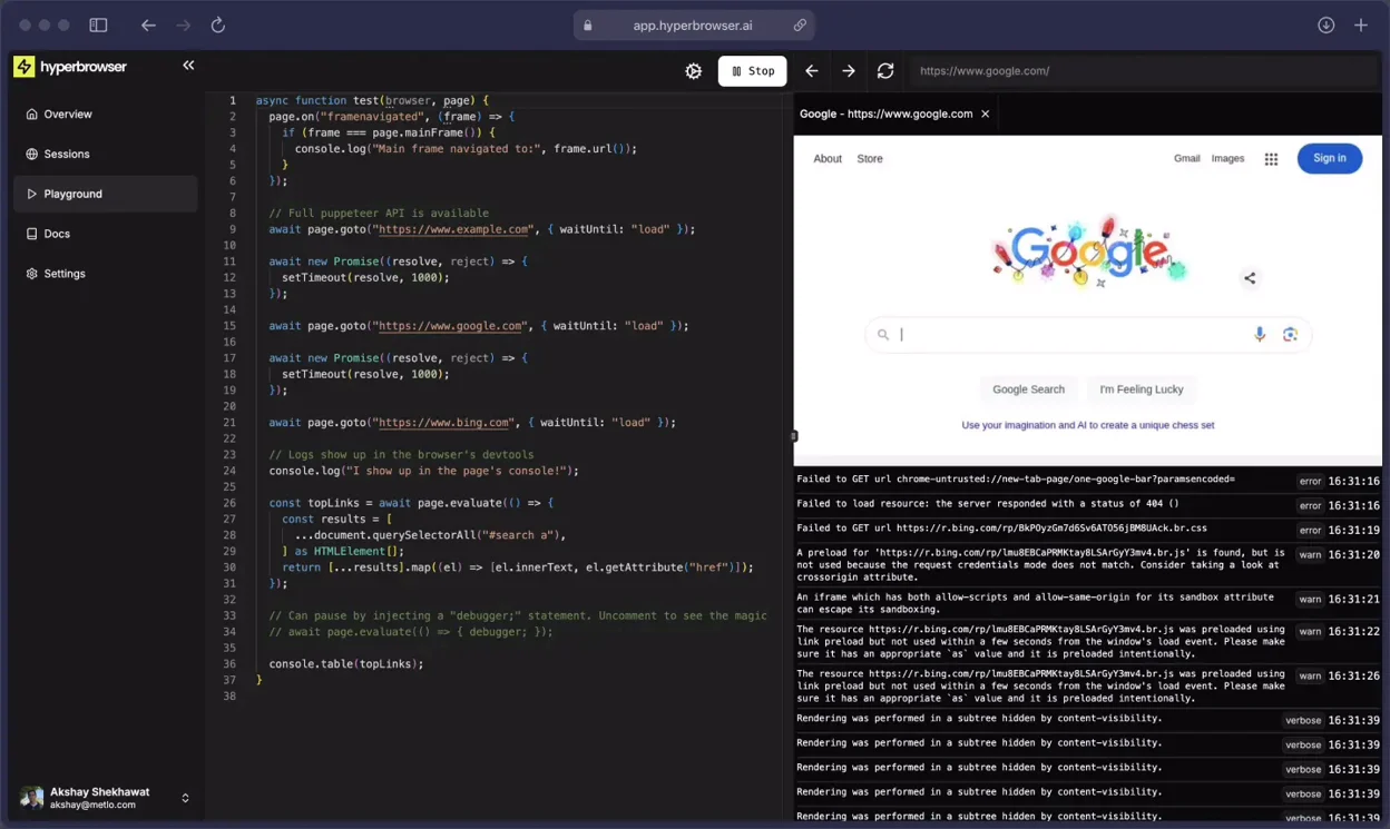 Hyperbrowser | SaaS AI Tools